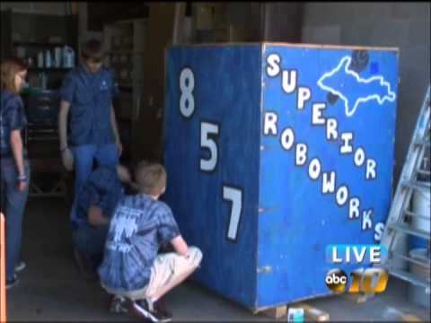 Houghton robotics team advances to nationals - YouTube