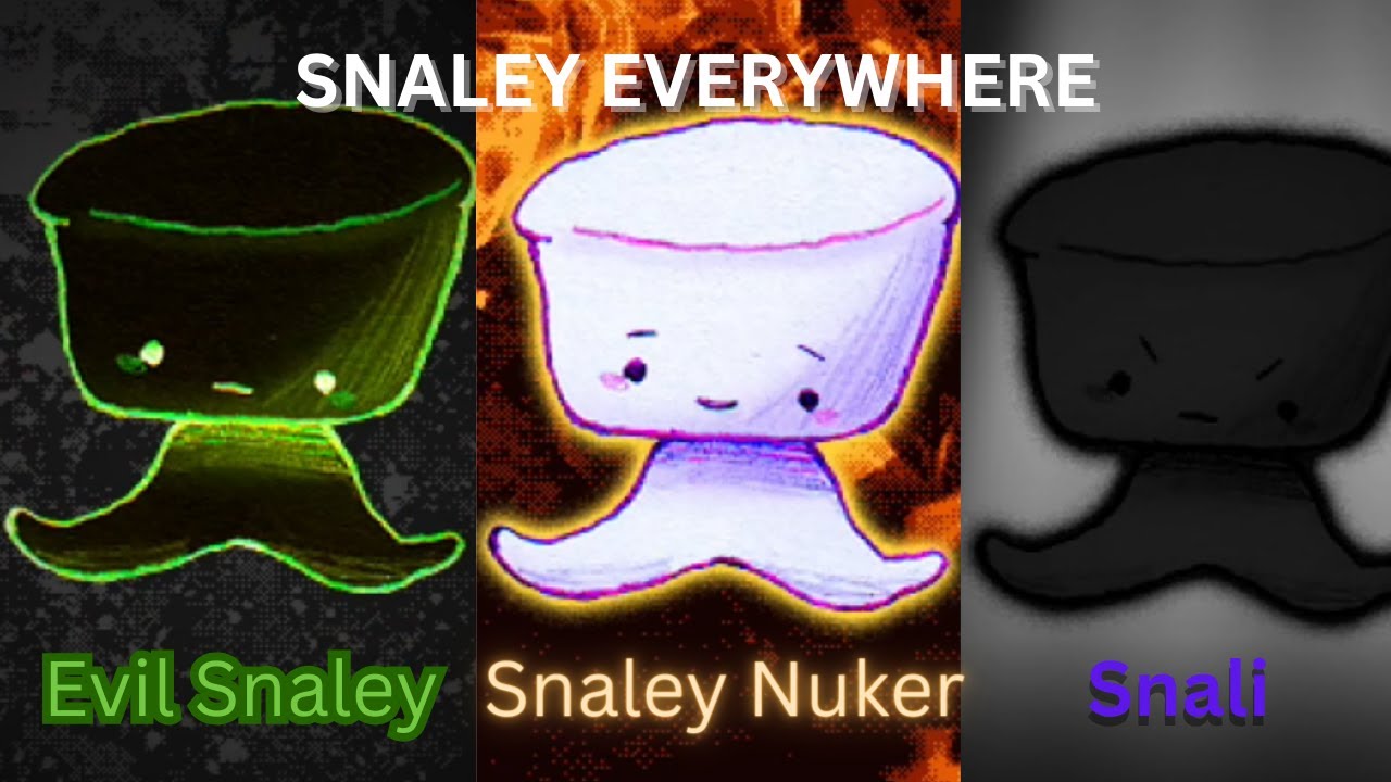 OMORI - SNALEY EVERYWHERE - All Battles + Secrets (OMORI MOD) - YouTube