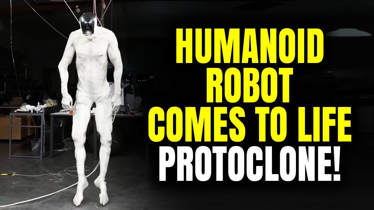 Meet ProtoClone: The Humanoid Robot that Springs to Life from Clone Robotics - YouTube