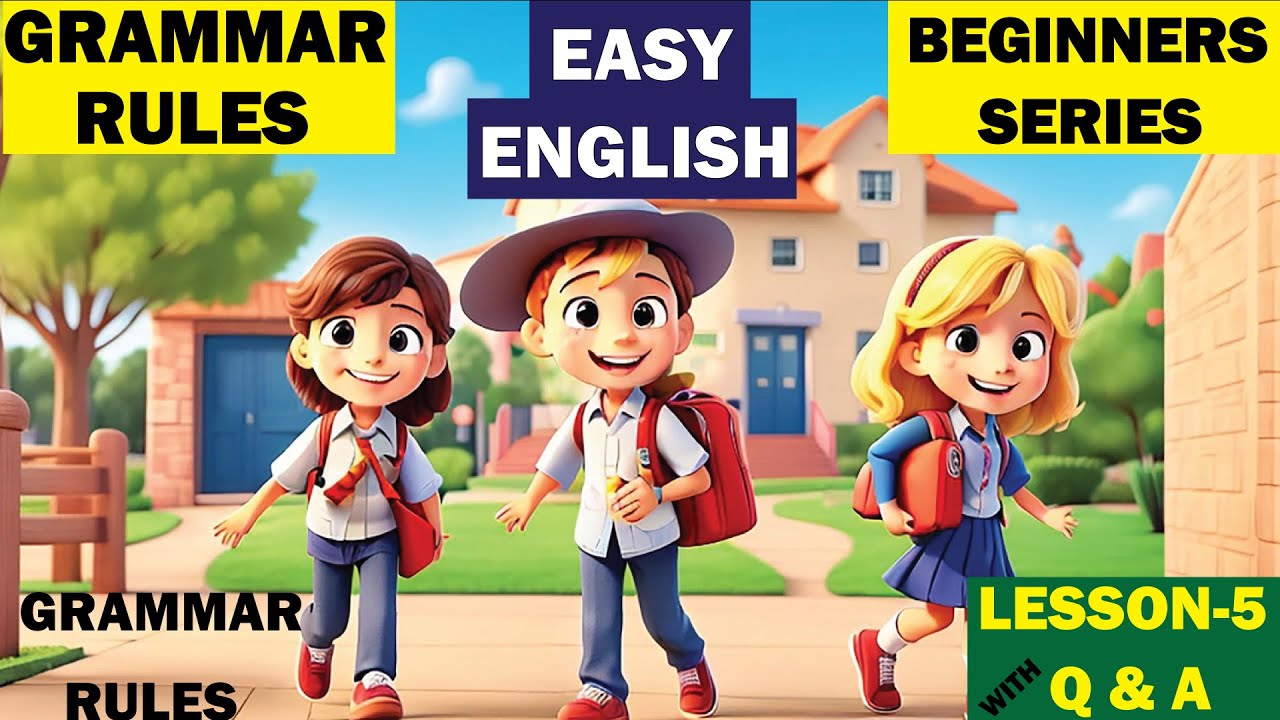 EASY ENGLISH FOR BEGINNERS |BASIC ENGLISH 5 - YouTube
