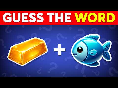 Guess the WORD by Emoji? 🤔❓✅ Emoji Quiz Challenge (101 Words)