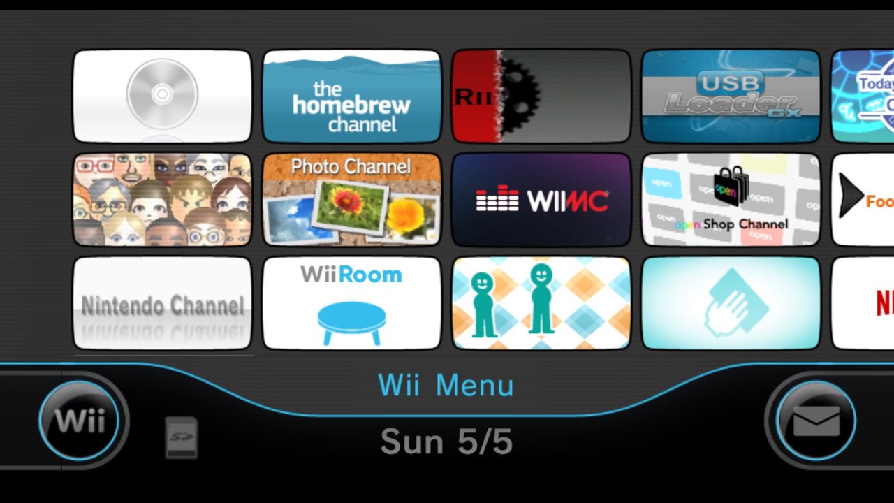 My Wii Menu (5/5/24) - YouTube