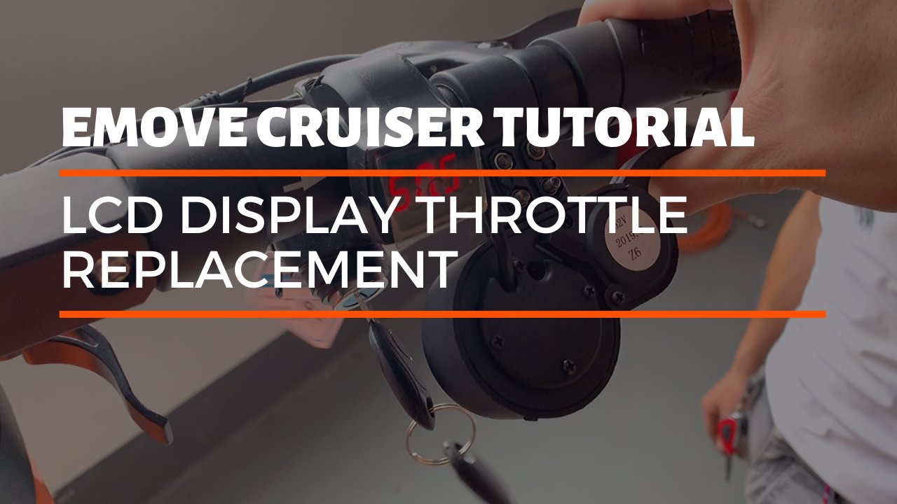 Tutorial: LCD Display Throttle Replacement EMOVE Cruiser Electric ...