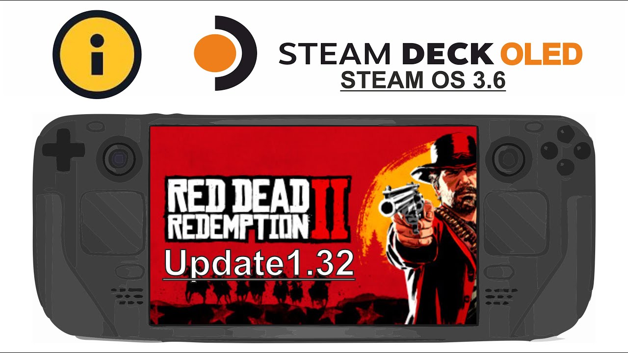 Red Dead Redemption 2 update 1.32 on Steam Deck OLED with Steam OS 3.6 ...