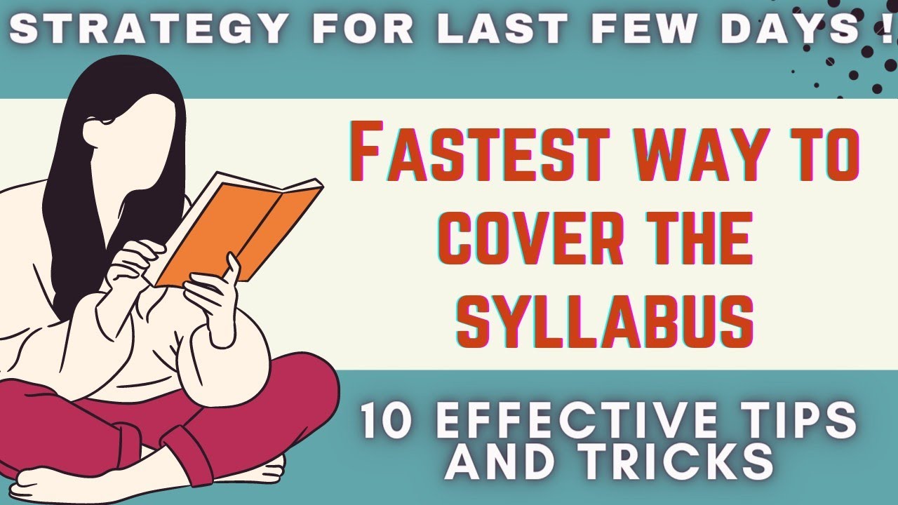 Cover Whole Syllabus in 1 Day! Strategy For Covering Syllabus | 10 ...