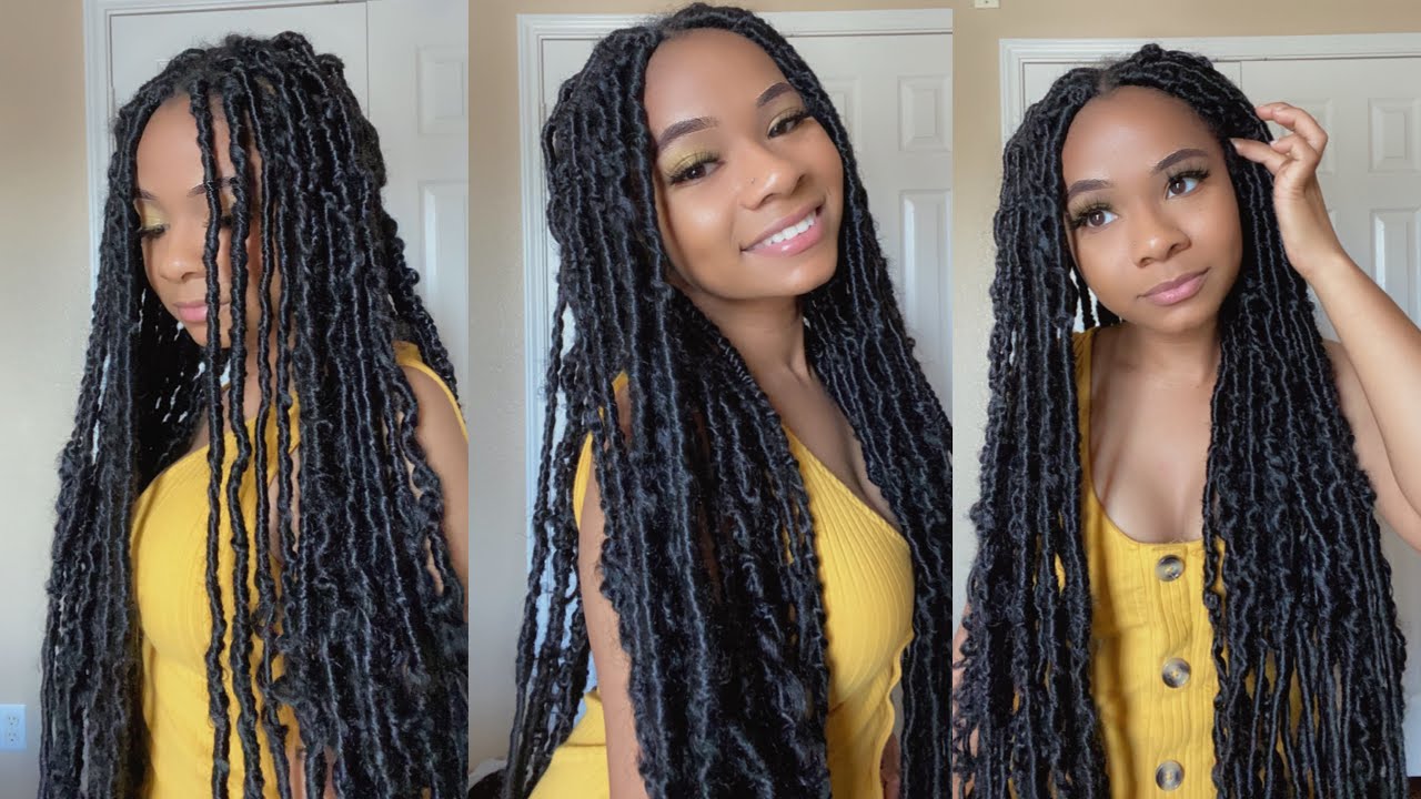 HOW TO: Princess Distress Faux Locs| Extended Locs - YouTube