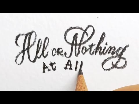 Frank Sinatra Songs in Handwriting with a Pencil / 프랑크 시나트라 노래 손글씨 ...