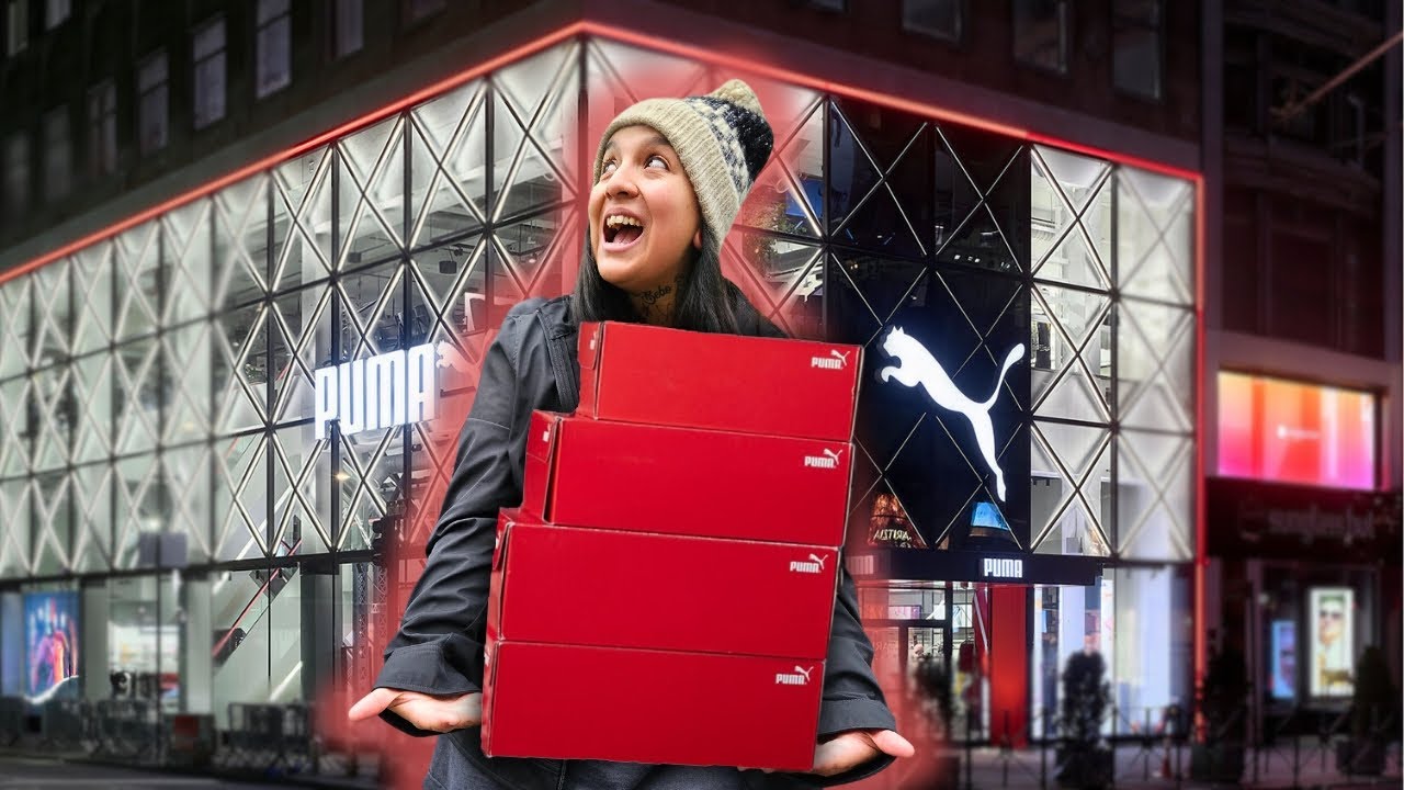 Visitando la TIENDA PUMA MÁS GRANDE DEL MUNDO 🇺🇲 - YouTube