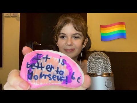 ASMR Pride Month Celebration| Rainbow Triggers, Affirmations + My Story ...