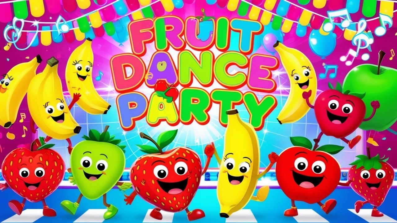 Fruit Dance Party with 100 Fruits | kids song by Ai Creator - YouTube
