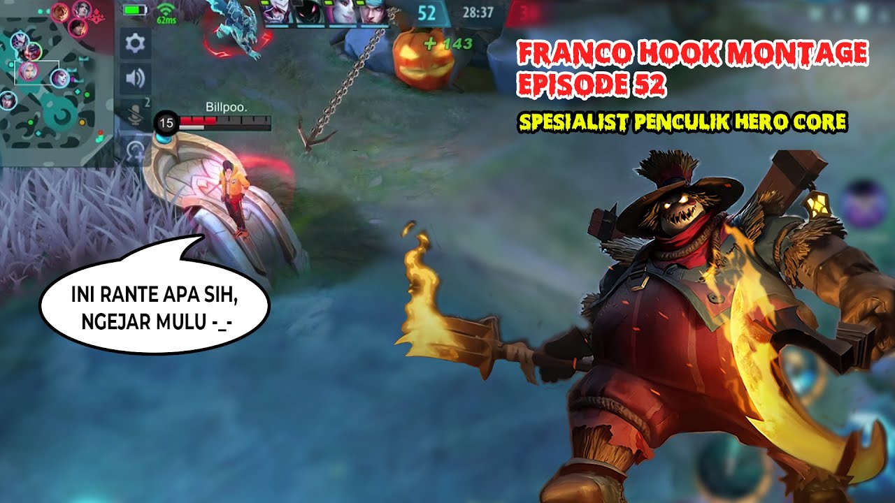 FRANCO HOOK MONTAGE EPS. 52 | Spesialis Pencul!k Hero Core - YouTube