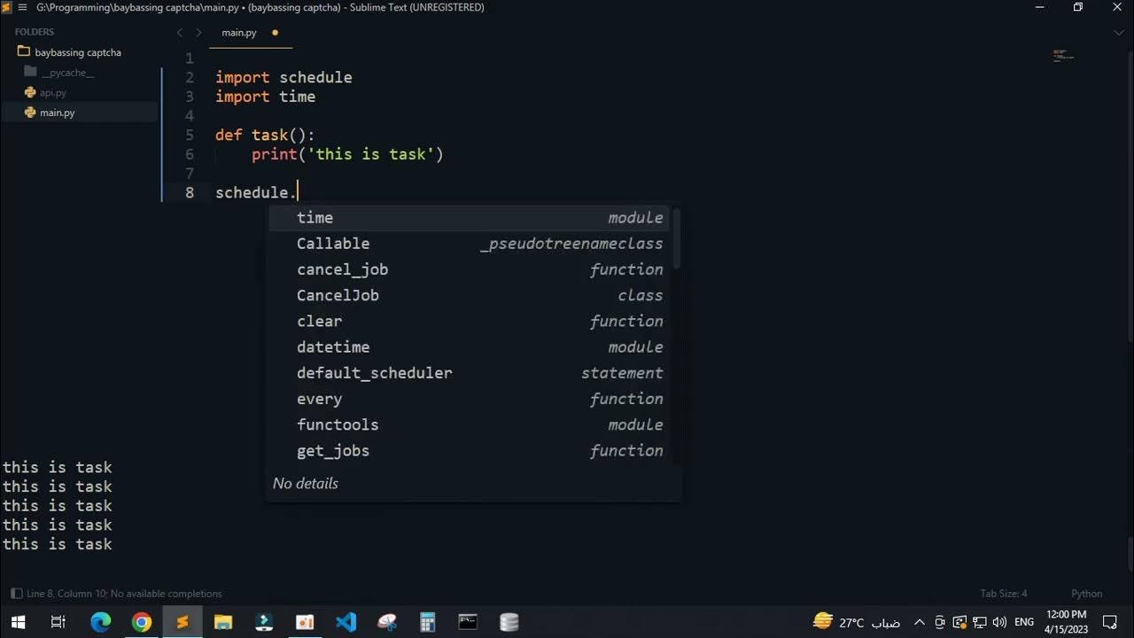 Run Python functions or any other callable periodically using a friendly syntax - YouTube