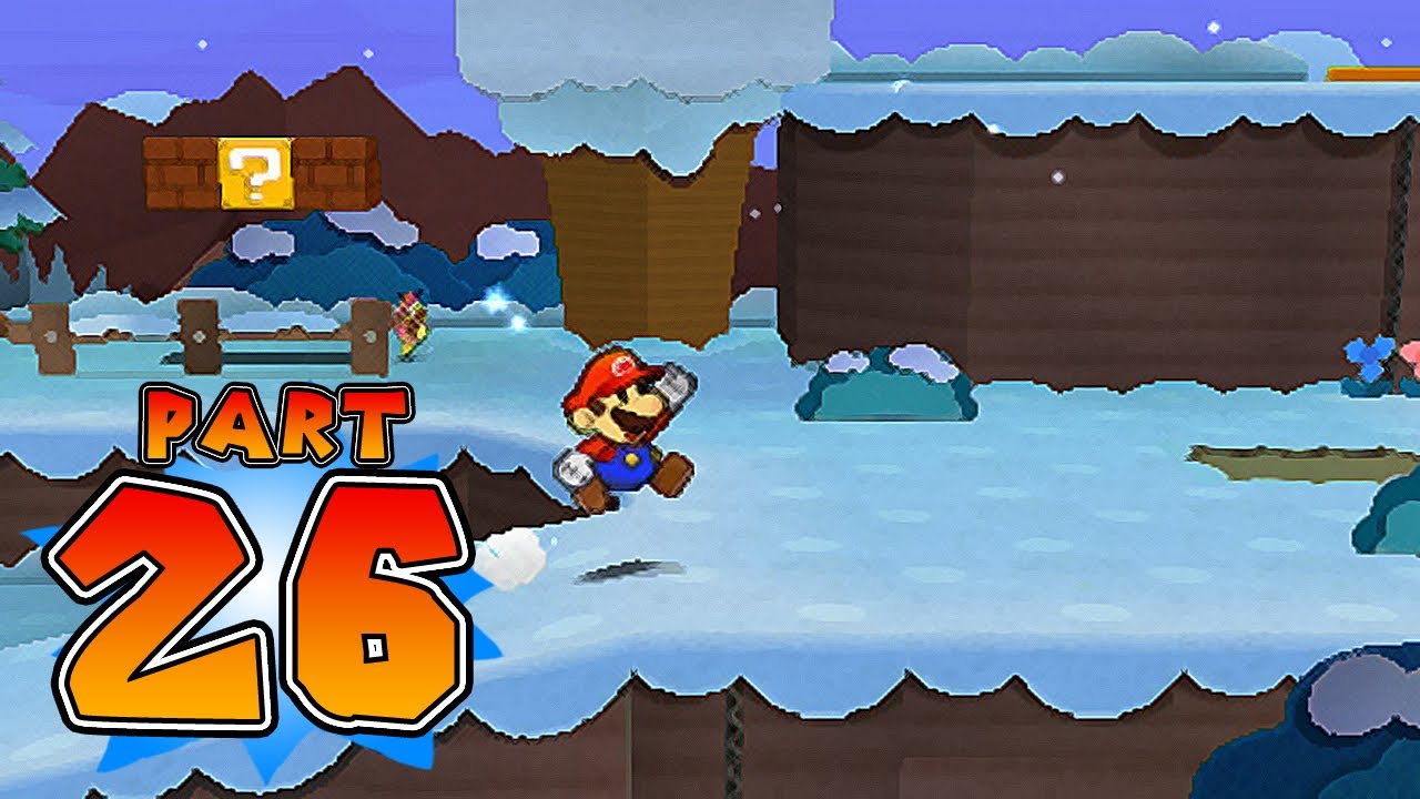 Paper Mario: Sticker Star - Part 26 - W4-1 - Snow Rise - YouTube