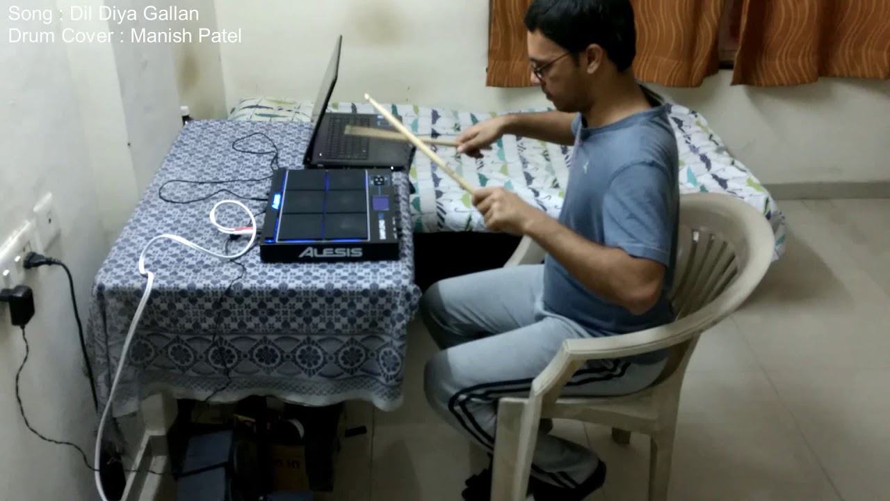 Dil Diyan Gallan - Drum Cover - Manish Patel - YouTube