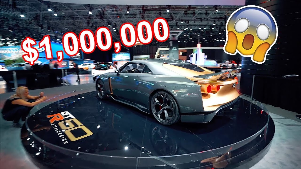 MOST EXPENSIVE NISSAN GTR is over $1,000,000 *NY AUTO SHOW 2019* - YouTube