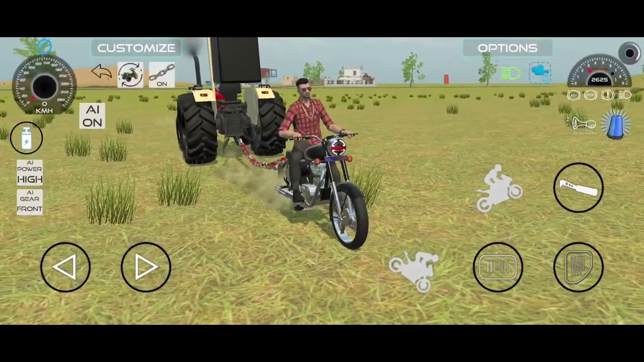 bullet vs tractor who win the tug of war late see 🙈 tractor is more ...