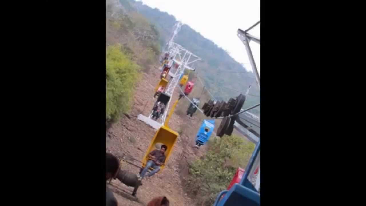 THE RAJGIR HILL ROPEWAY IN FULL HD - YouTube