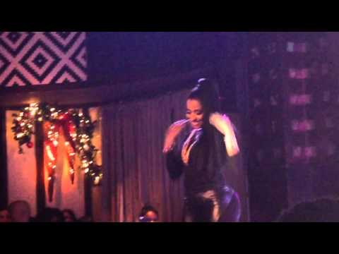 Nicki Minaj dancing to Feeling Myself at Hot 97 VIP Lounge