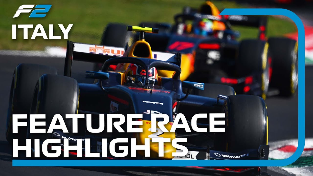 F2 Feature Race Highlights | 2022 Italian Grand Prix - YouTube