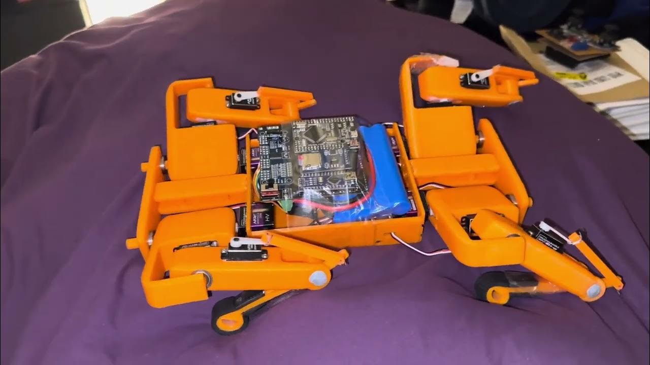 GREEN GHOST ELECTRONICS - QUADRUPED ROBOT FOX - AI REINFORCEMENT LEARNING ALGORITHM - YouTube