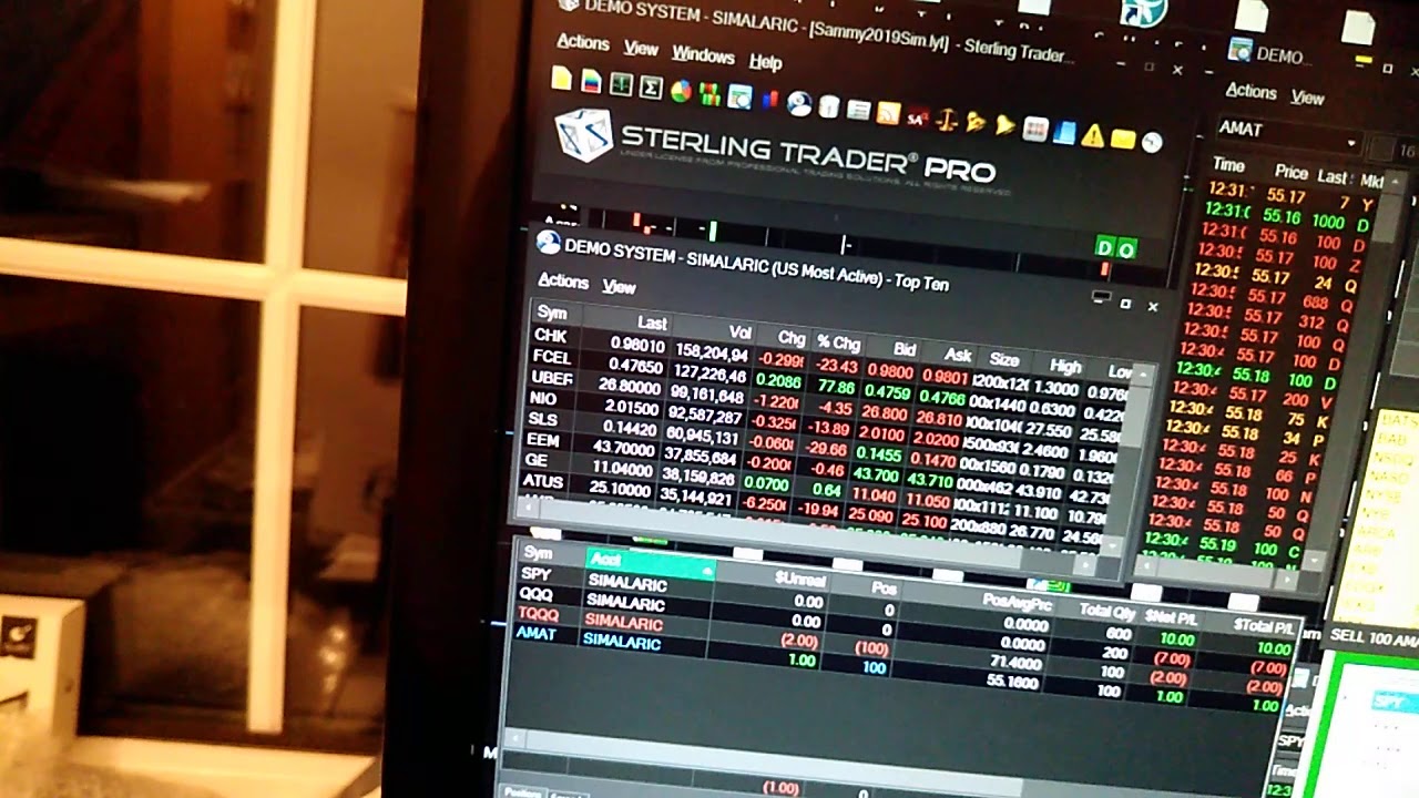 Sterling Trader Pro Risk app using IB TWS - YouTube