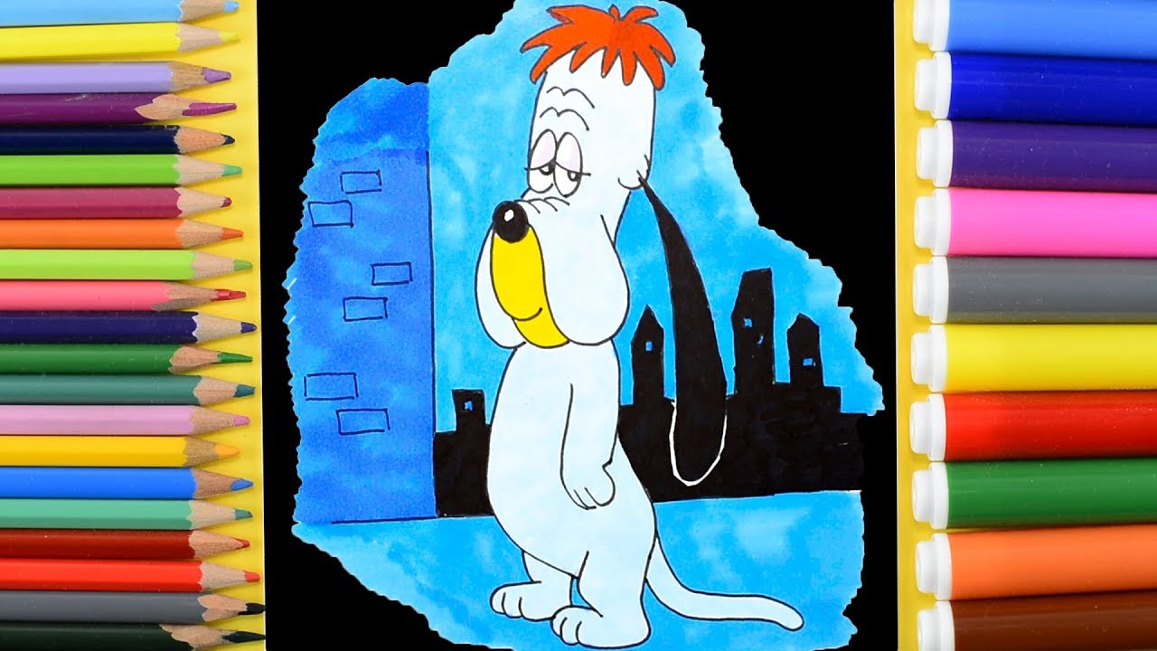 How to Draw a Dog for Kids. Drawing Droopy - YouTube