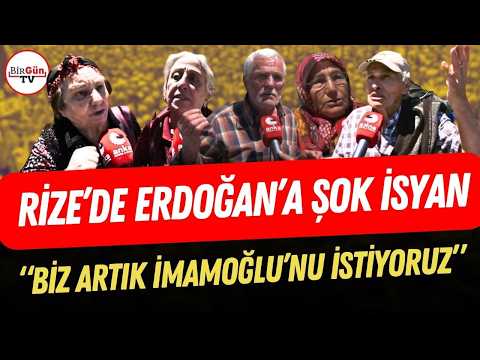 Erdoğan'ın memleketi Rize'de AKP'ye şok isyan! \