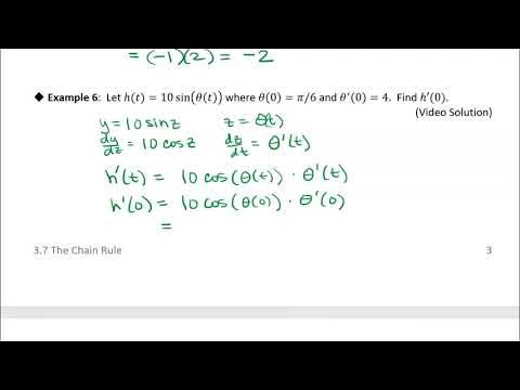 3.7 The Chain Rule: Example 6 - YouTube
