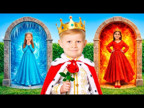 Ice Princess vs Fire Princess - Fun Stories for Girls