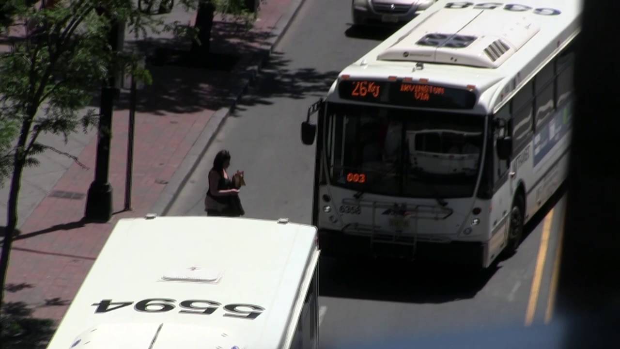 NJ Transit Bus - NABI 416.15 Transit Route 26KU #6358 & Route 59 #5594 ...