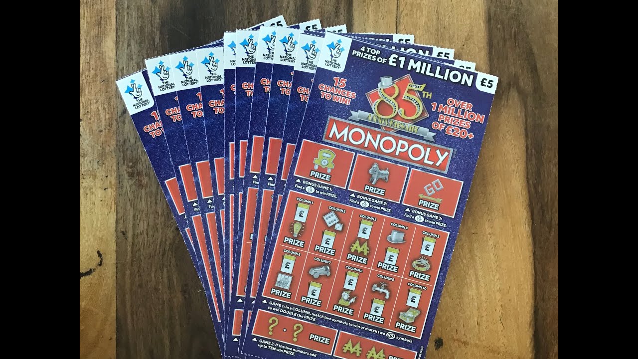 💰Monopoly 85th anniversary edition - national lottery scratchcards uk ...