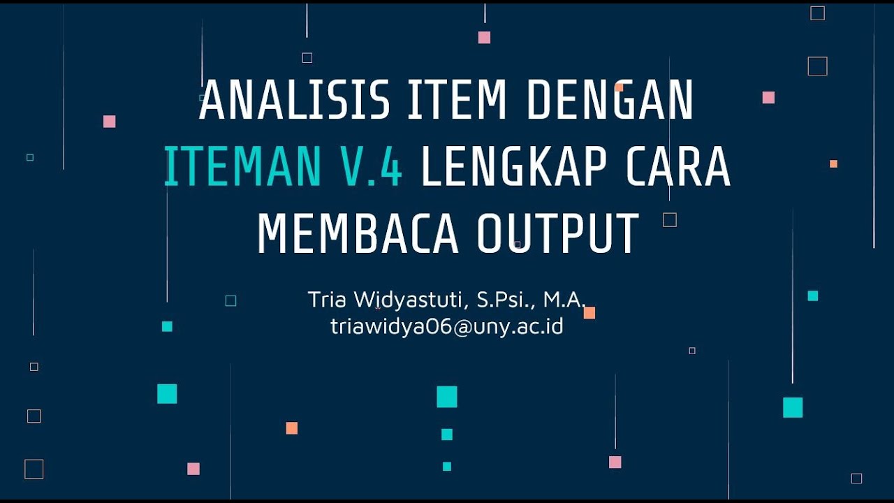 Analisis Item dengan Iteman Lengkap Membaca Output - YouTube