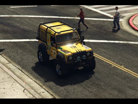 GTA V Mods | Showcases | 1990 Land Rover Defender - YouTube