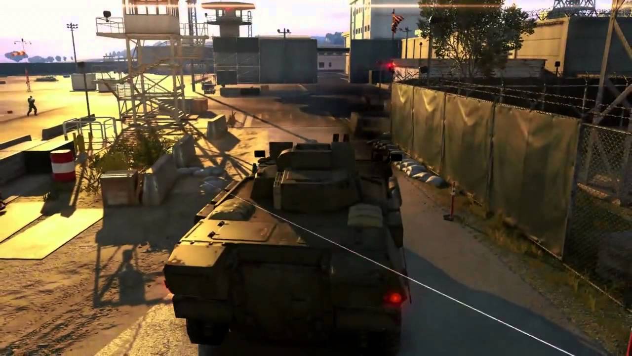 Metal Gear Solid 5 Ground Zero PS4 tank rampage HD - YouTube