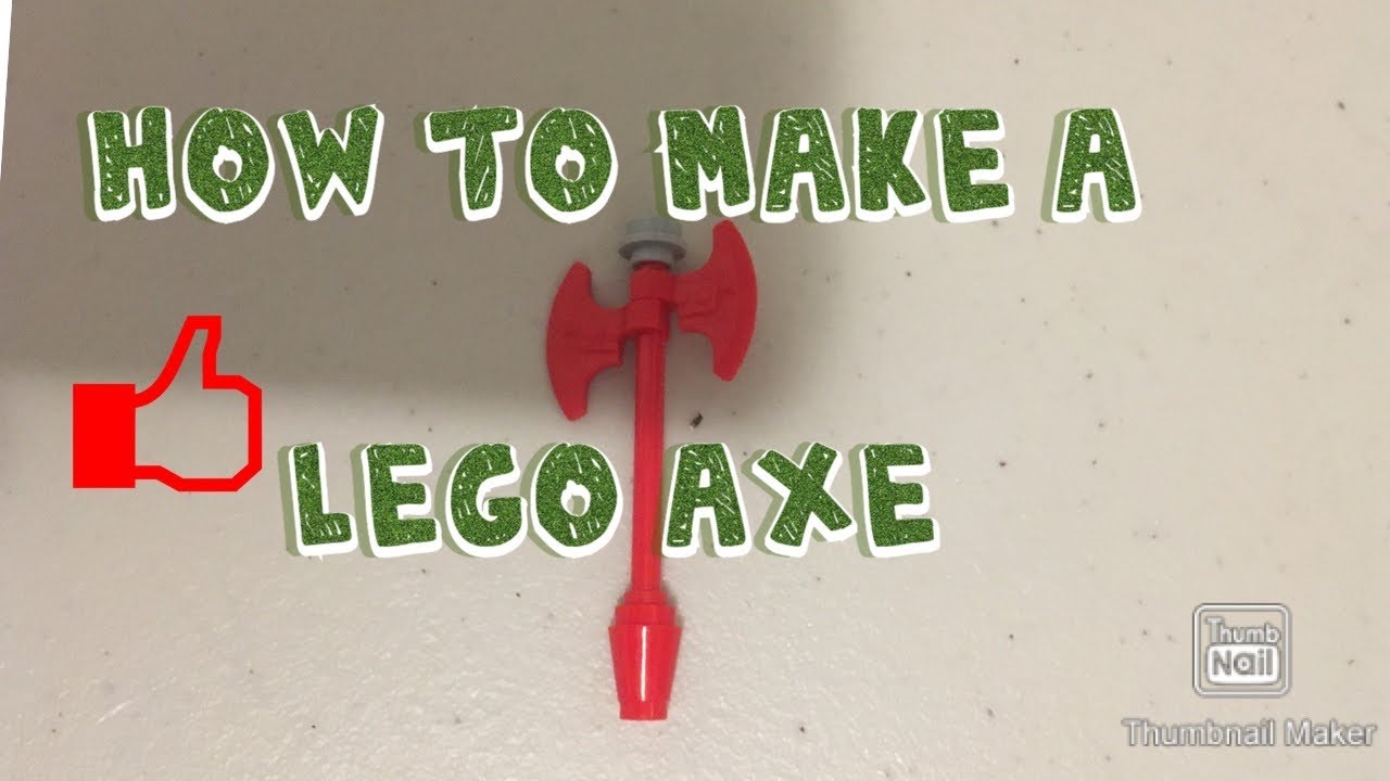 How to make a LEGO axe - YouTube