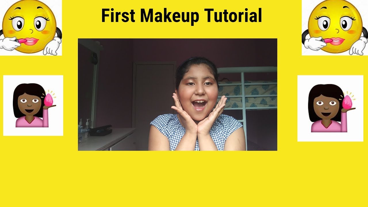 First makeup tutorial!!!! - YouTube