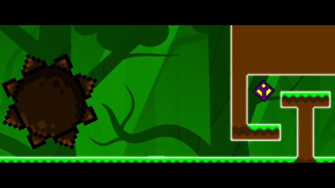 My geometry dash custom level preview - YouTube