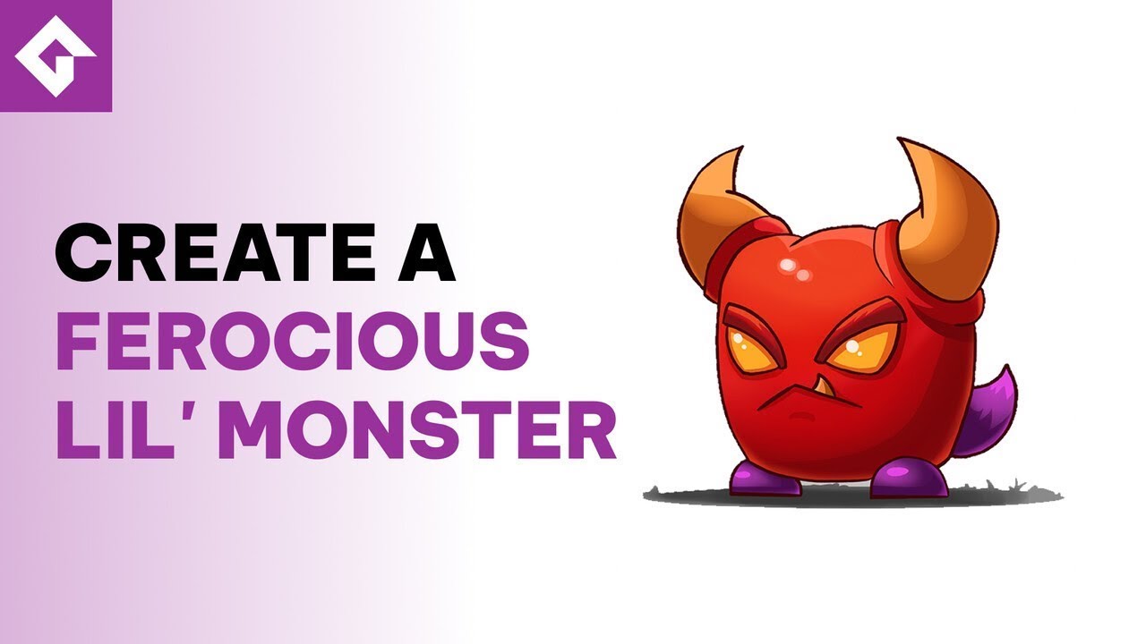 Game Art Tutorial: Design 2D Video Game Creatures - YouTube