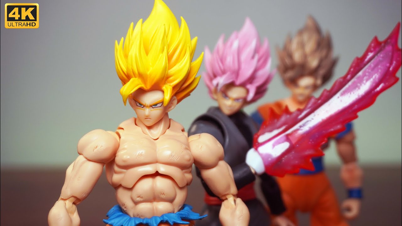 Unboxing: Kong Super Saiyan 2 Hair Sets (Yellow, Gold, Rose) for S.H ...