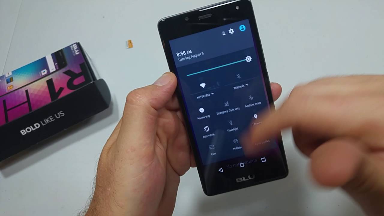 BLU R1 HD How to change default Storage location when taking pictures ...