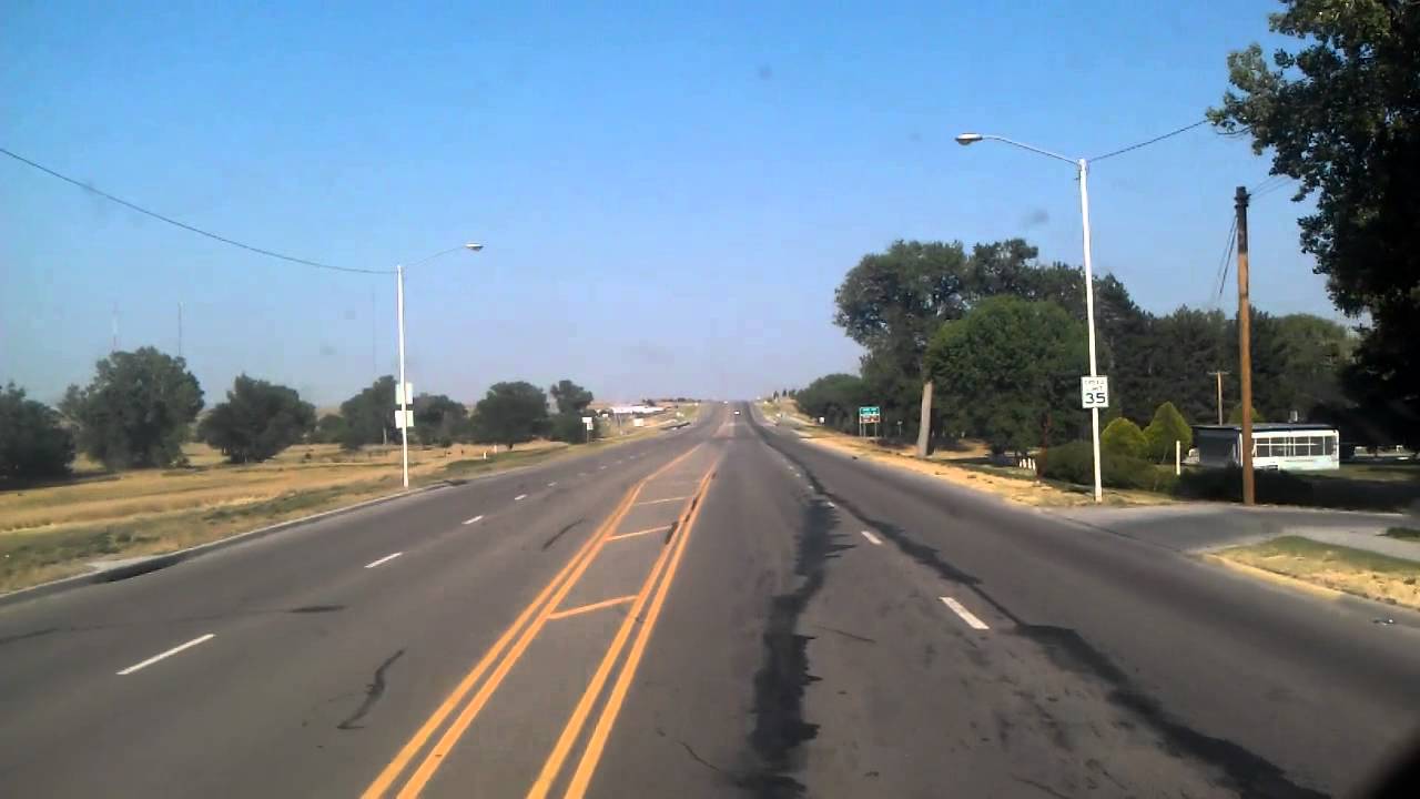 Archived Video as we rolled through Meade, Kansas on US HIghway 54 East ...