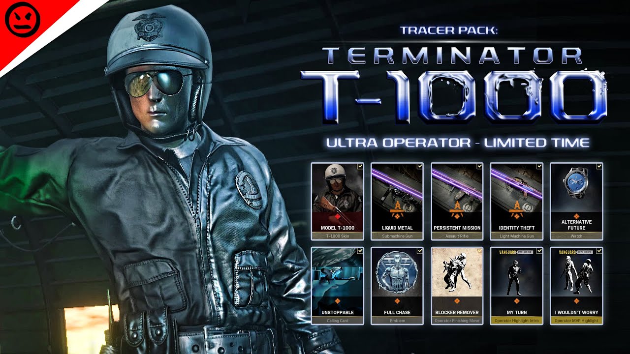 Tracer Pack: TERMINATOR T-1000 Ultra Operator Limited Time - YouTube