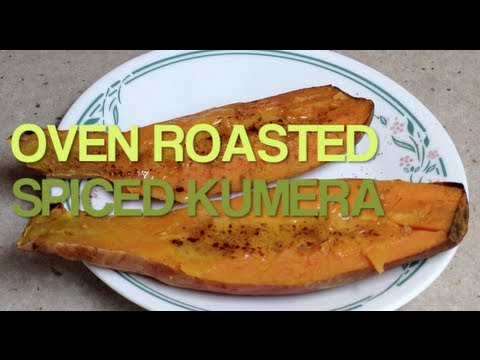 OVEN BAKED SPICED SWEET POTATO KUMERA VIDEO RECIPE CHEEKYRICHO - YouTube