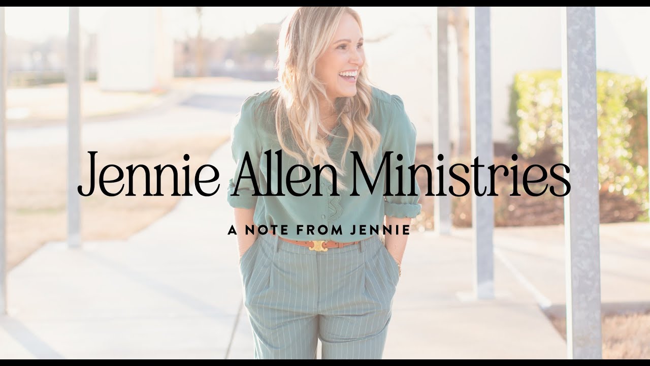 Get to Know Jennie Allen - YouTube