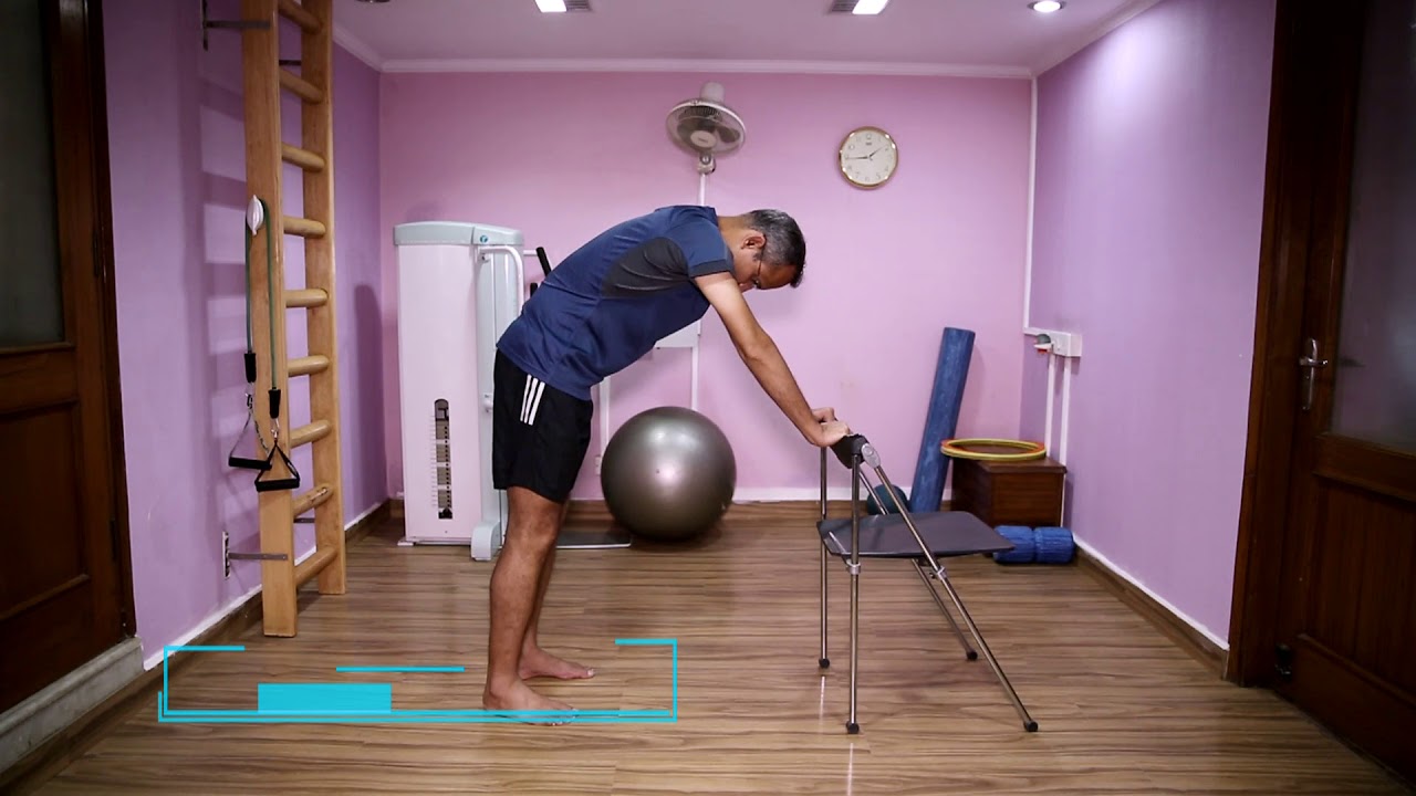 18. Low Back Stretch Chair - YouTube