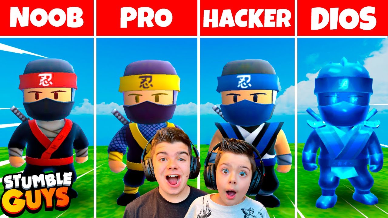 DE NINJA NOOB A NINJA DIOS!!! || STUMBLE GUYS - YouTube