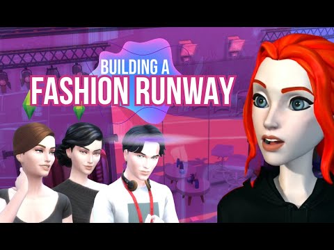Building a fashion runway [Sims 4] | Photo shoot mod - YouTube