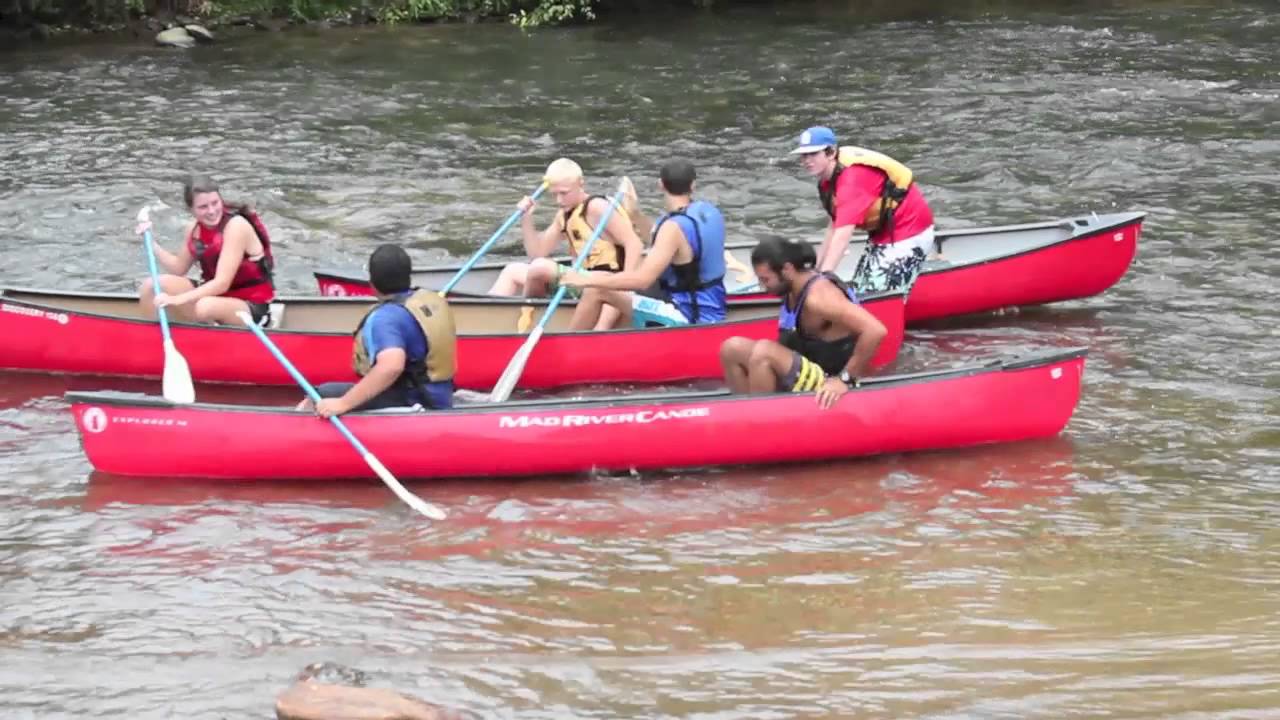 Great day in a Canoe on the French Broad River - YouTube