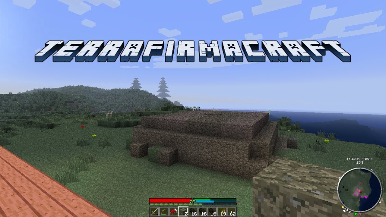 TerraFirmaCraft - Episode 15 - Giant charcoal pit - YouTube