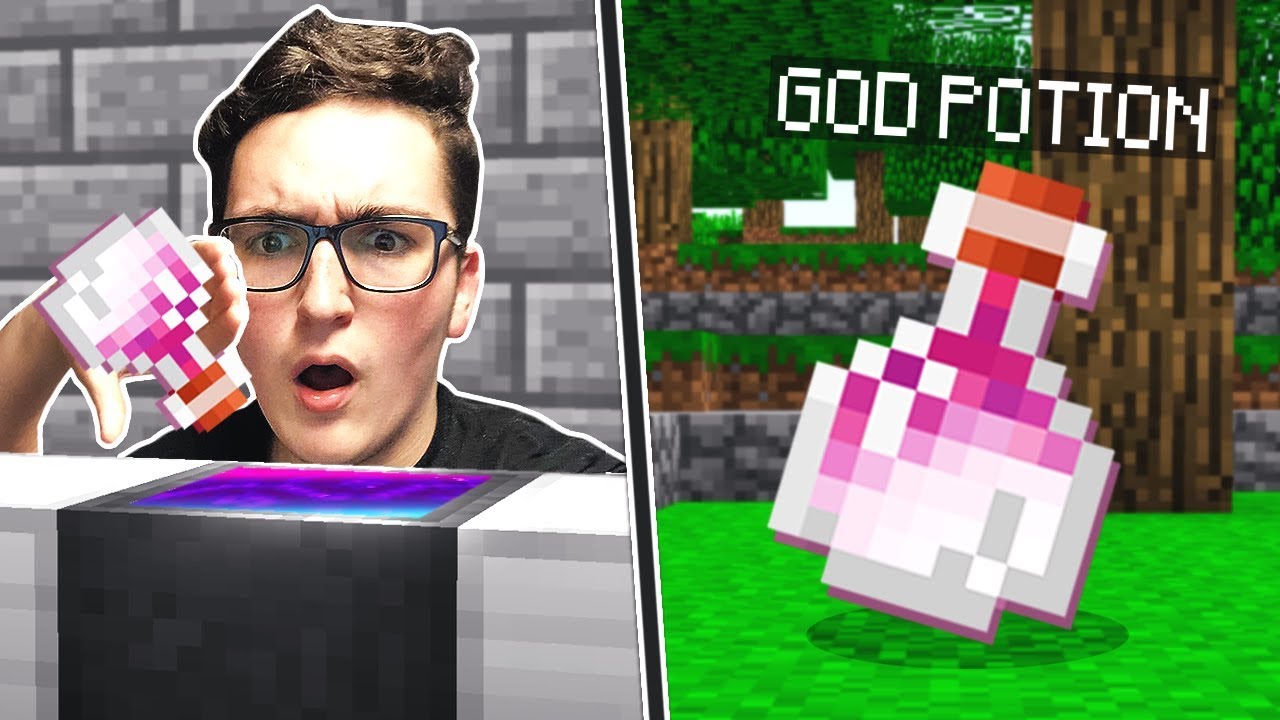 EVERY STEVES POWER POTION IN MINECRAFT! (GOD POTION) - YouTube